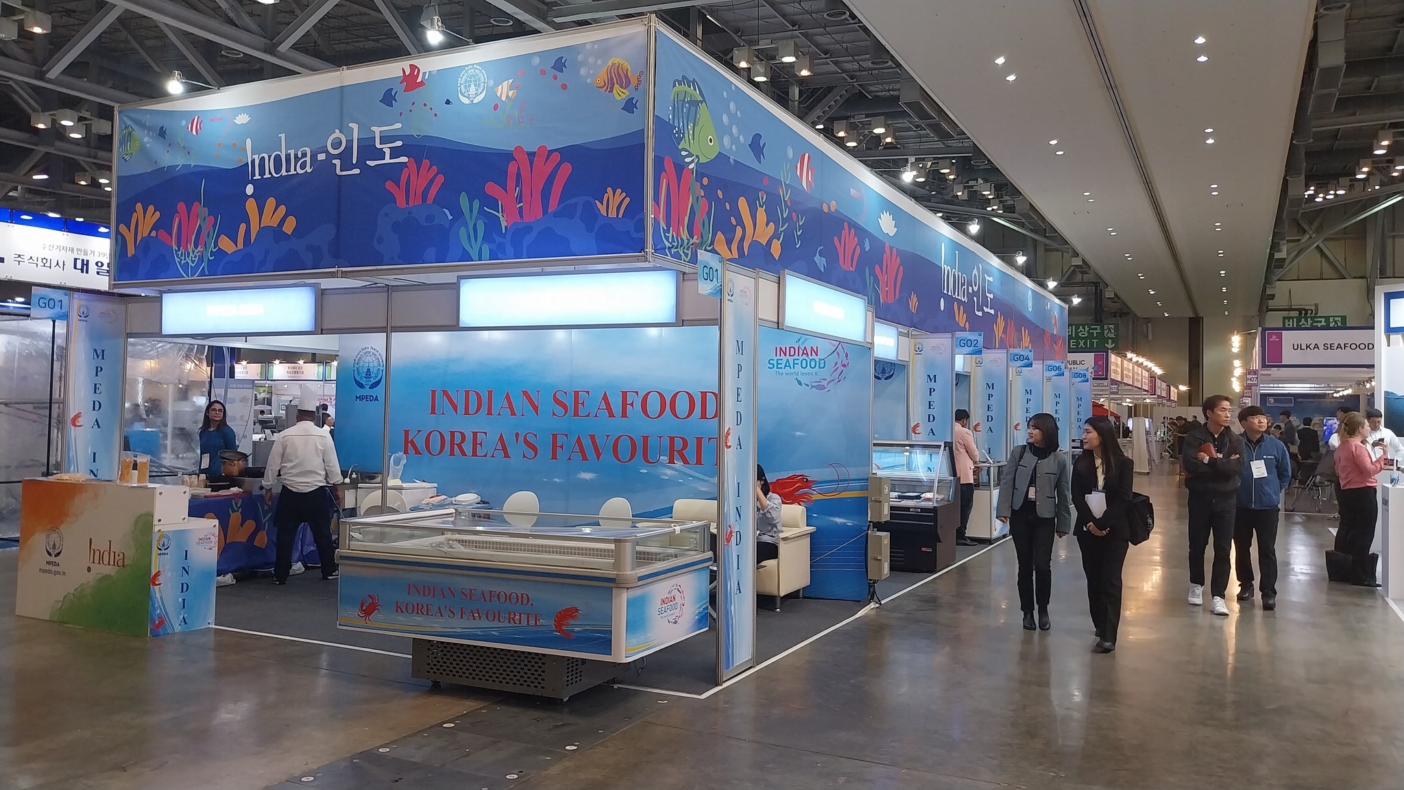 Diving Deep into Success: India Pavilion Shines at BISFE 2024! – INDIAN SEAFOOD